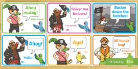 Pirate Display Fact Cards (teacher made) - Twinkl