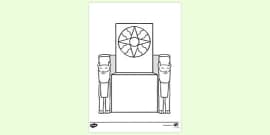 FREE! - Throne Room Colouring | Colouring Sheets - Twinkl