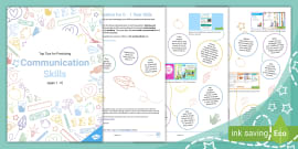 Top Tips for Practising Communication Skills (Ages 3 - 4)