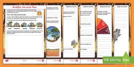 Surviving a Bushfire Worksheet / Worksheet