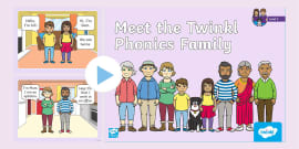 Meet the Twinkl Phonics Family Level 6 PowerPoint - Year 2