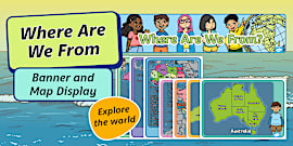 World Map Class Display Pack