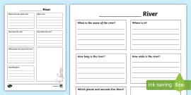 FREE! - UK Seas and Rivers Map Activity - UK Rivers Map