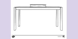 Balance Scales Colouring Sheet (teacher made) - Twinkl