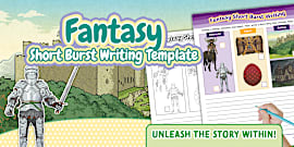 KS1 Fantasy Short Burst Writing Template