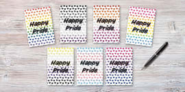 Pride Flag Card Pack | Twinkl Party (teacher made) - Twinkl