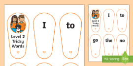 Level 2 Tricky Word Mat (teacher made)