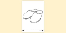 FREE! - Ladys Slippers Colouring Sheet (teacher made)