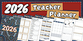 Teacher Planner 2025 - 2026
