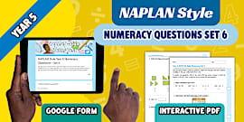 NAPLAN-Style Year 5 Numeracy Questions Digital Form - Set 1