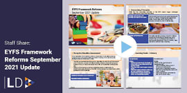 EYFS Statutory Framework Summary