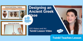 Ancient Greek Art Activities | Greek Vase Colouring