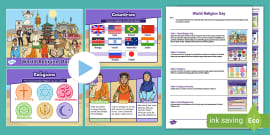 KS2 World Religion Day PowerPoint (teacher made) - Twinkl