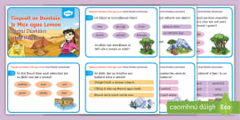 Around the World with Max and Lemon Story Sequencing Gaeilge