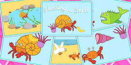 FREE! - Short Story Sequencing to Support Teaching on Sharing a Shell
