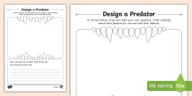 The Hunter and the Hunted Worksheet / Worksheet - Twinkl