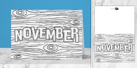 KS1 November Colouring Pages (teacher made) - Twinkl