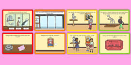 Museum Role Play Present Simple Questions (teacher made)