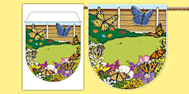 Butterfly Themed Display Borders (teacher made) - Twinkl