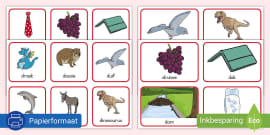 Graad R Klanke Flitskaarte o (teacher made) - Twinkl