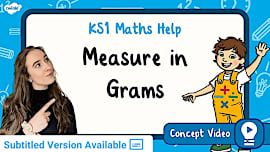 👉 Measure Mass in Grams KS2 Maths Press the Button Game
