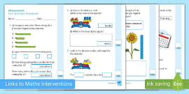 Year 1 Maths Assessment Pack Term 2 (teacher made)