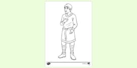 FREE! - Lady Macbeth Colouring Sheet - Primary Resources