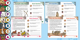 Stone Age Reading Comprehension | Differentiated Worksheets