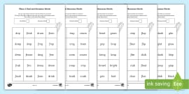 Obb and Bob Phase 4 Sorting Activity (teacher made)