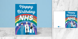Bright and Colourful NHS Birthday Poster | Twinkl Party