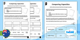 Year 2 Understanding Capacity Lesson 2