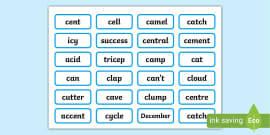 Alternative Pronunciation of OW Sorting Game