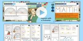 KS2 How to Use a Protractor PowerPoint - Maths Resource