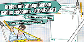 Muster fortsetzen: Zirkel Übungen zum Ausdrucken | Unterrichtsmaterial ...
