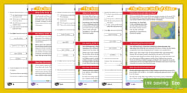 LKS2 The Great Wall of China Differentiated Reading Comprehension Activity