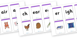 Phase 3 Grapheme Bingo - Phase 3, Phonic, phoneme, graphemes