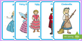 Cinderella Themed Cut and Stick Time Sequencing Worksheet / Worksheet