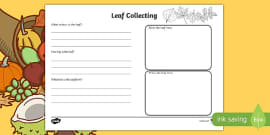 My Counting Worksheet (Autumn) - Counting worksheet, autumn