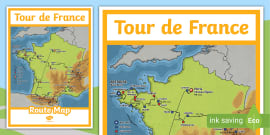 Tour de France PowerPoint French (teacher made)