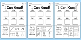 Phase 2 Tricky Words Writing Practice Worksheets - phase 2