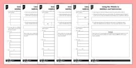👉 Addition and Subtraction Bar-model Word Problems - Y3