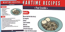 WW2 Pancakes Recipe KS2