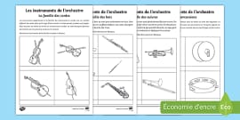 👉 Musical Instruments in French Colouring Sheets - Twinkl