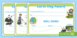 Earth Day 2022 Certificate Pack - Yearly Events - Twinkl
