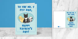 Father's Day Cards Activity Pack | KS1 | Primary Resources
