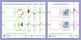 Washing Machine and Clothes Cutouts (Hecho por educadores)