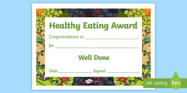 Healthy Eating Word Mat (teacher made)