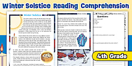 Winter Solstice Fact File and Quiz - KS2 - Twinkl