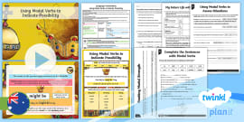 Max's Modal Verbs Worksheets (teacher made)