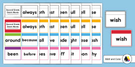 1st Grade Sight Words Flash Cards for Kids | Twinkl USA